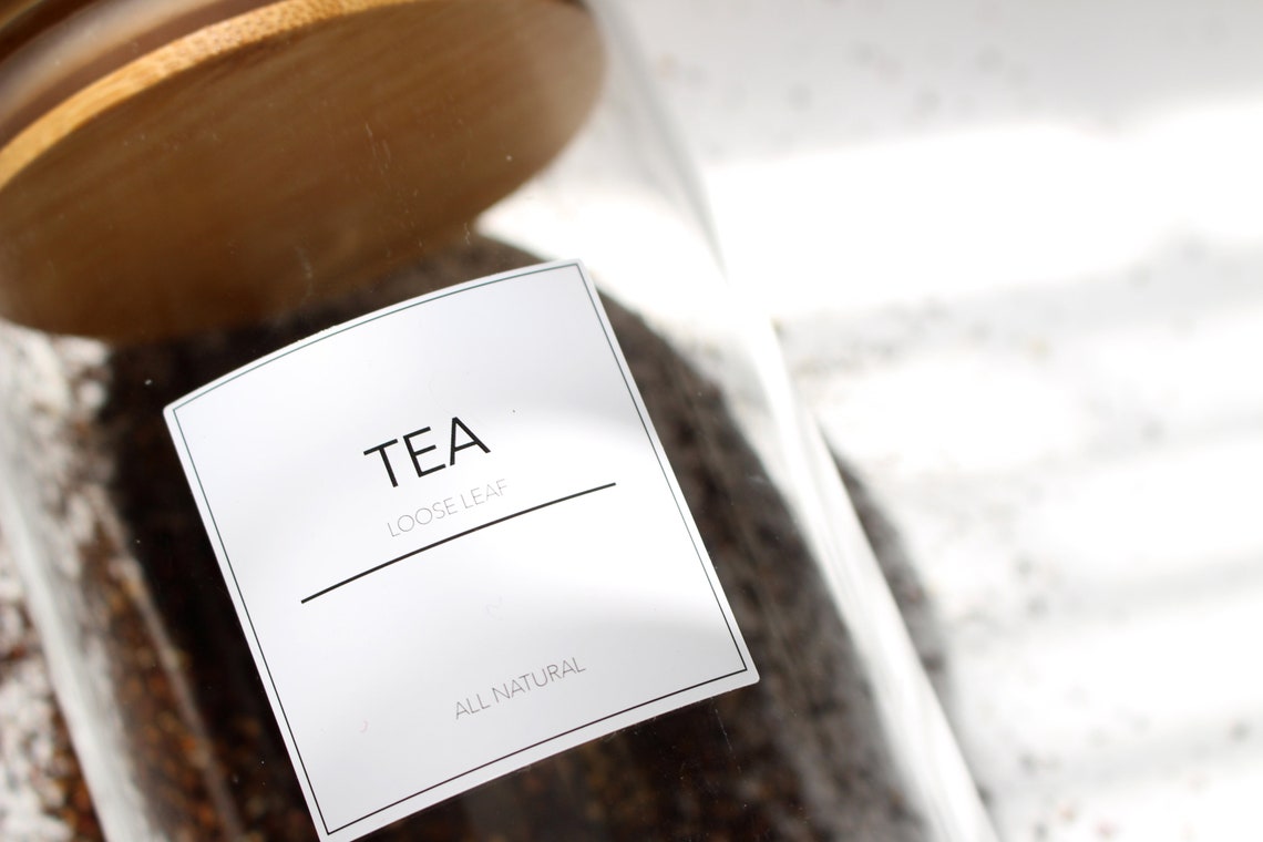 Modern Tea Storage Jar Minimalist Storage Canister - Etsy