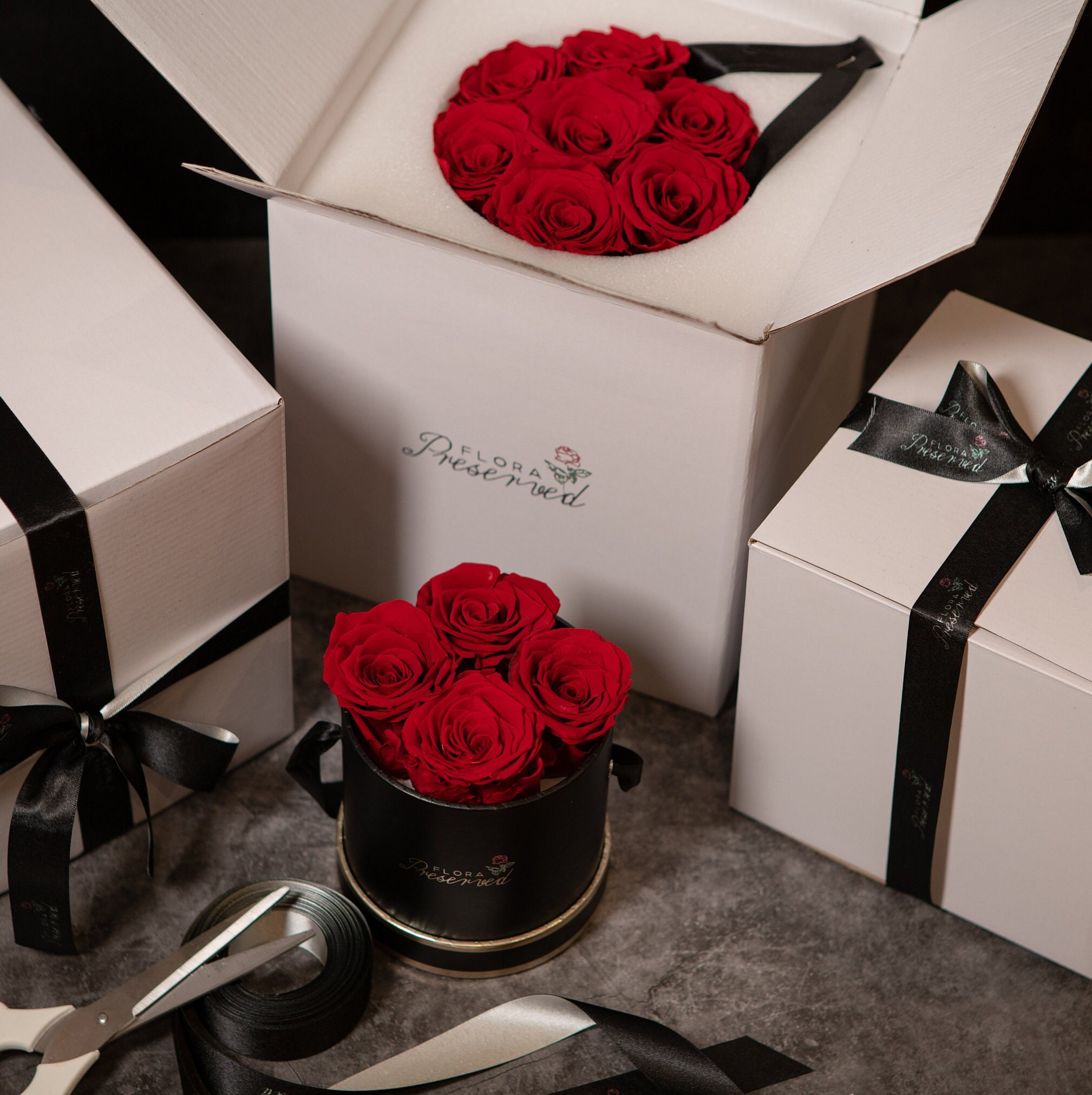 9 Real Rose Vanity Box - Winter Collection - Etsy