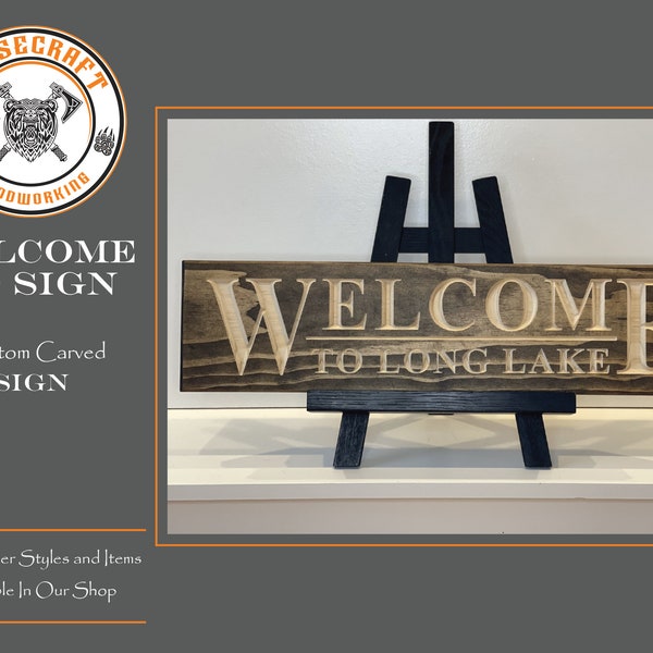 Wood Welcome Sign - Etsy