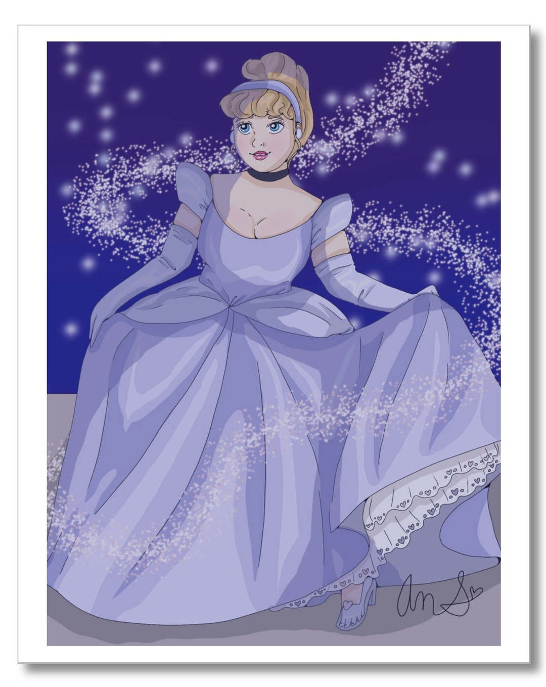 Cinderella Print - Etsy