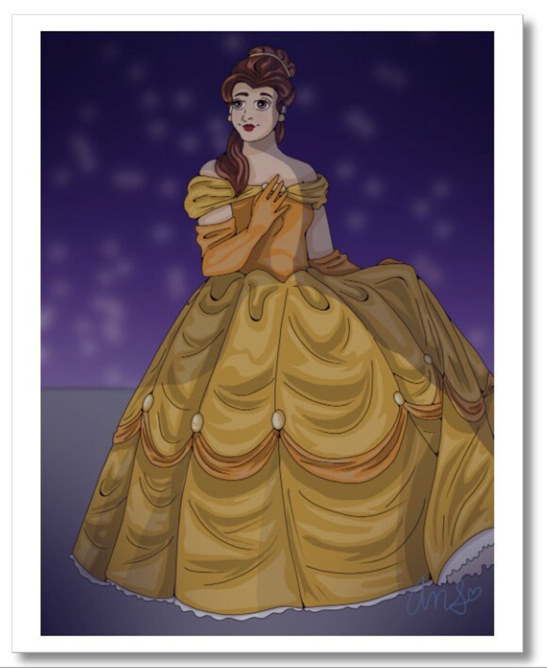 Belle Print - Etsy