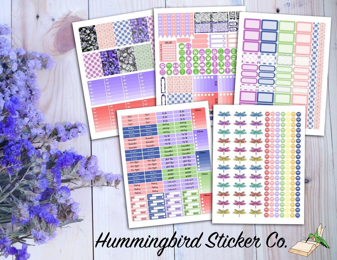 Dragonfly Planner Pack – Weekly Vertical Planner Kit - Erin Condren ...