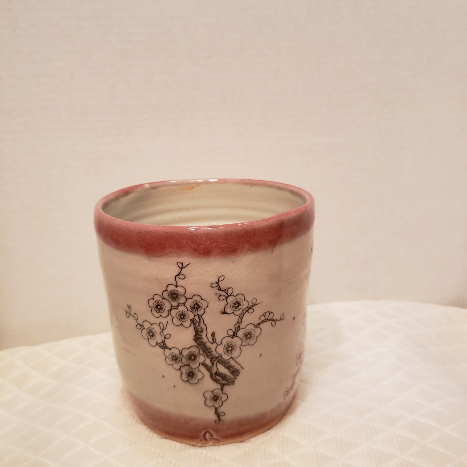 Handmade Cherry Blossom Ceramic Vase - Etsy