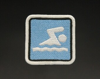 Swimmer Patch - Etsy