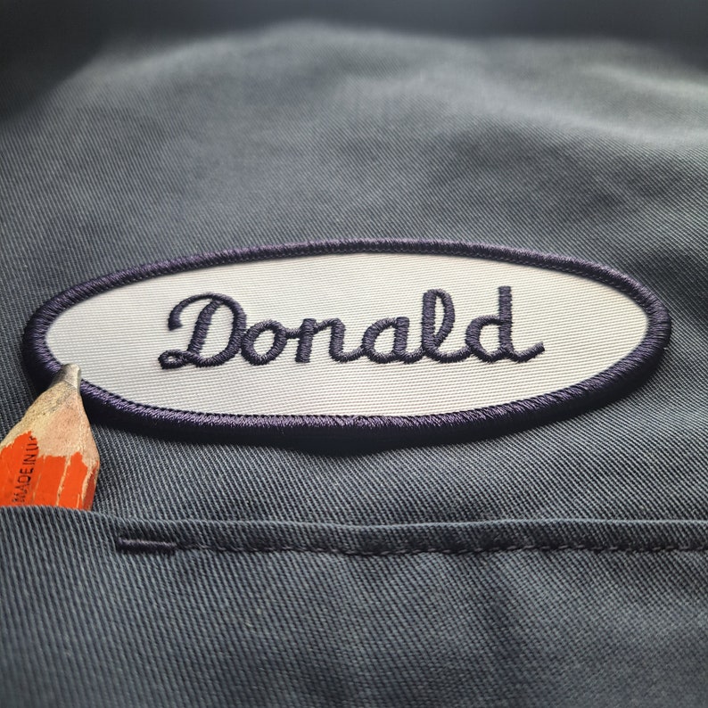 Custom Vintage-styled Iron-on Name Tag Patch. for Your - Etsy Canada