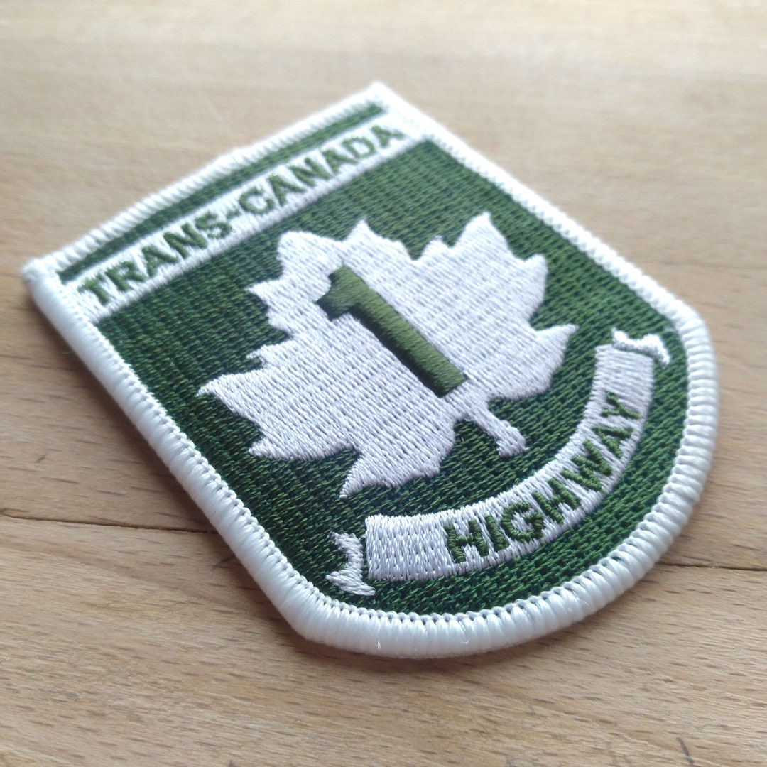 Trans-canada Road Sign Iron on Patch for Backpack, Jacket, or Vest. - Etsy
