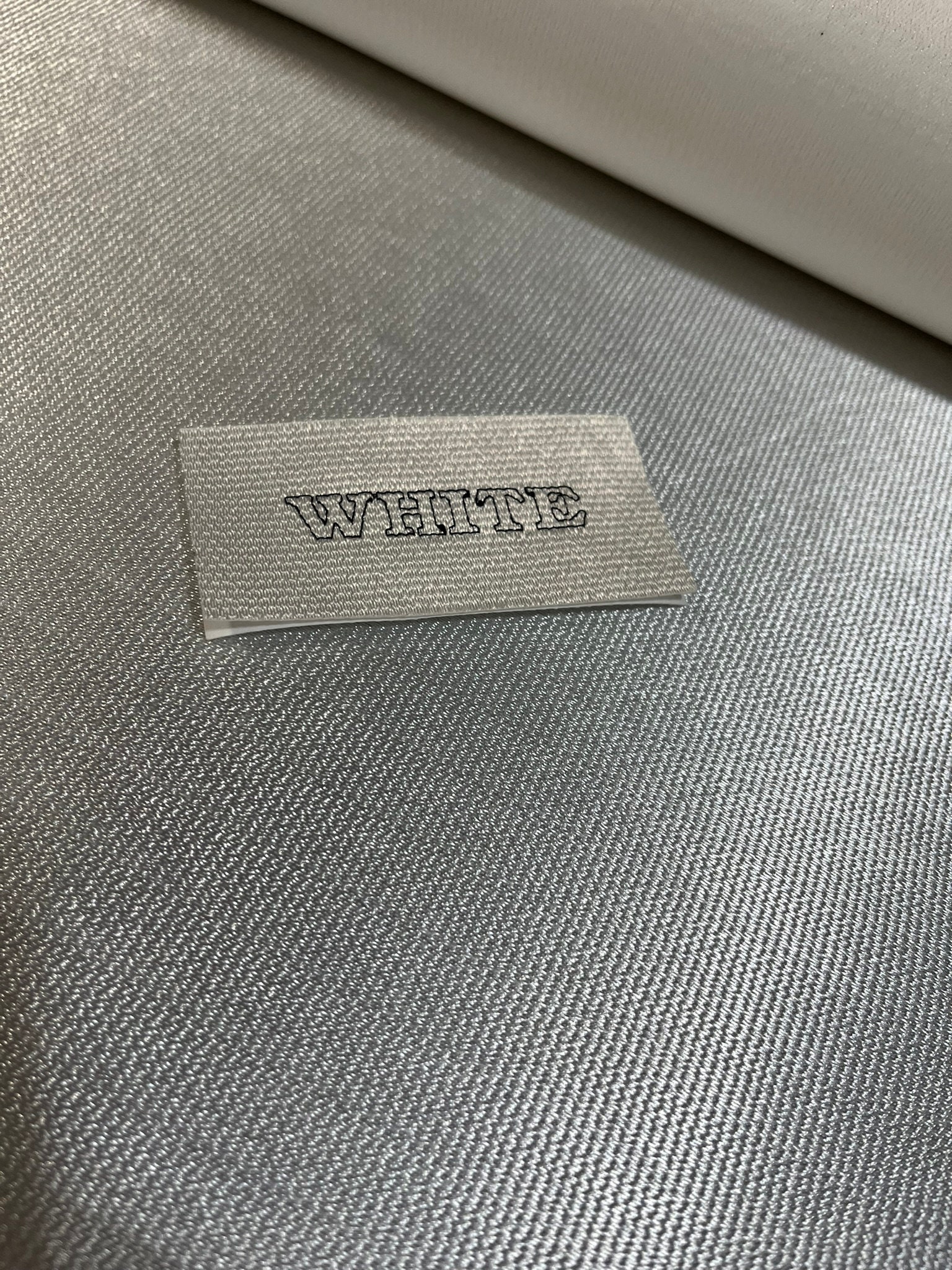 White Polyester Faux Embroidery Fabric: Patch Making Material - Etsy