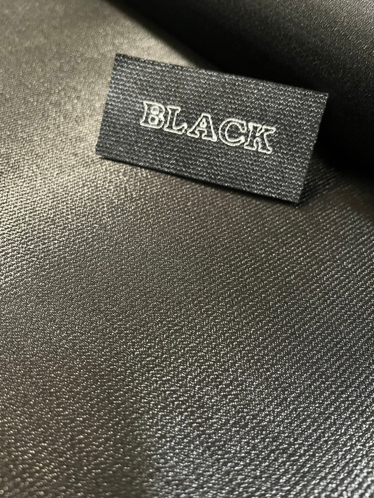 Black Polyester Patch Material Faux Embroidery Fabric for Patch Making ...