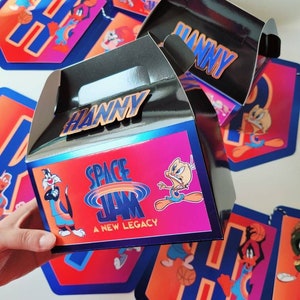 Space Jam New Legacy Party Favor Boxes, Space Jam New Legacy Party ...