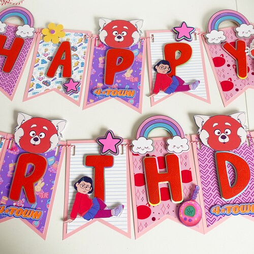 Turning Red Inspired Cake Topper - Etsy