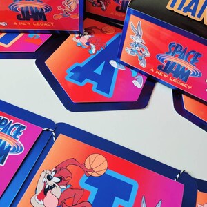 Space Jam New Legacy Flag Happy Birthday Party. Space Jam New Legacy ...