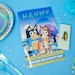 Sticky Gecko Bluey Birthday Party Coloring Book Set, Bluey Bags, Bluey ...