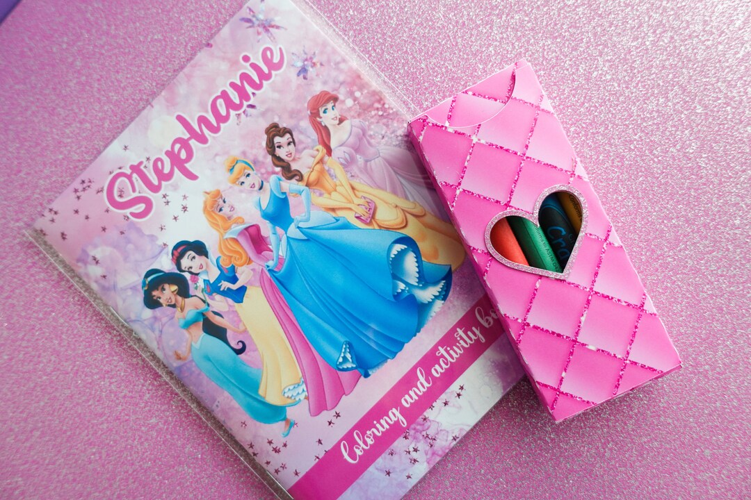 Princess Coloring Packs, Princess Coloring Book, Princess Party Favors ...