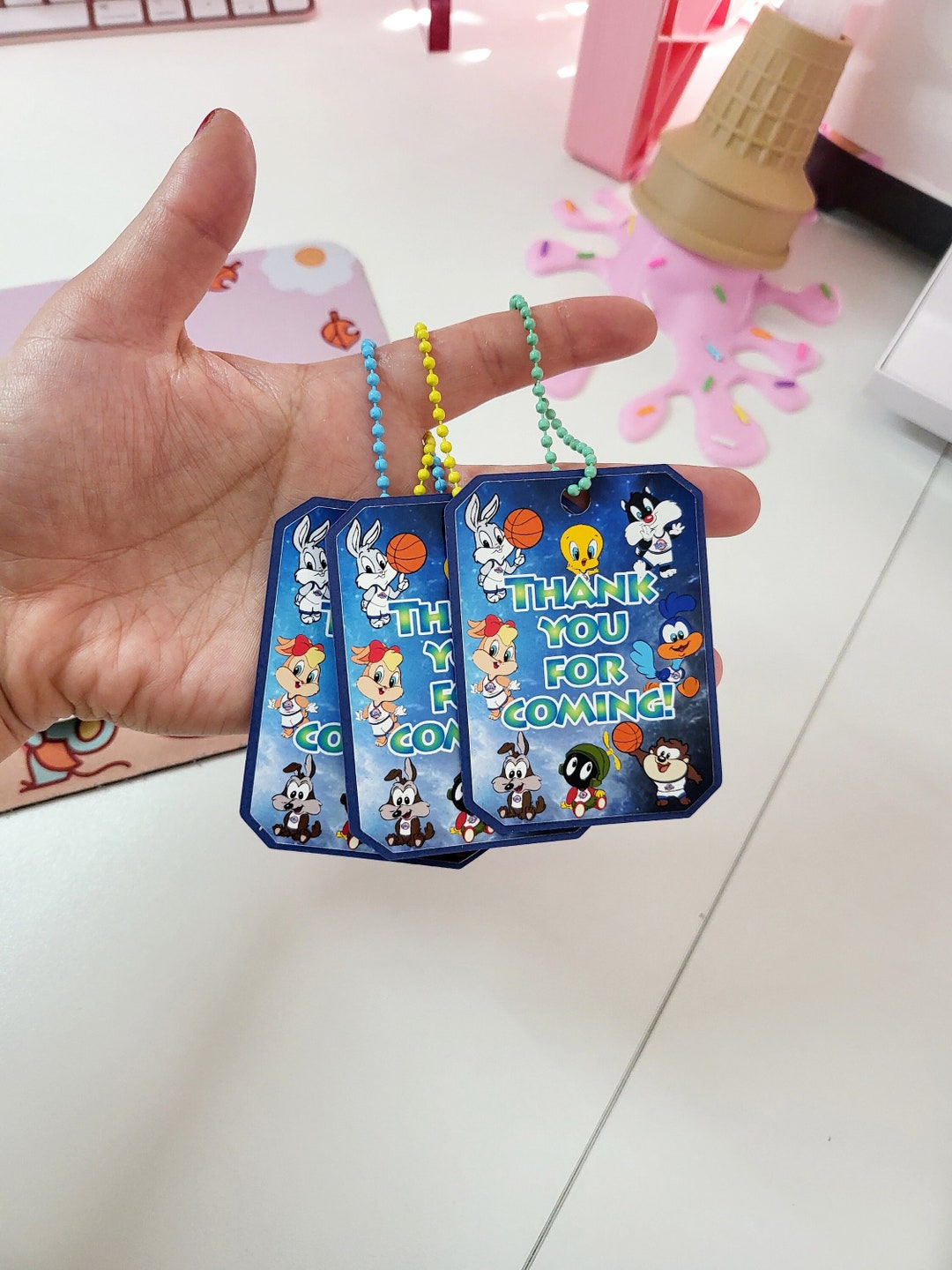 Baby Space Jam Birthday Tags, Baby Space Jam Baby Shower Tags, Space ...