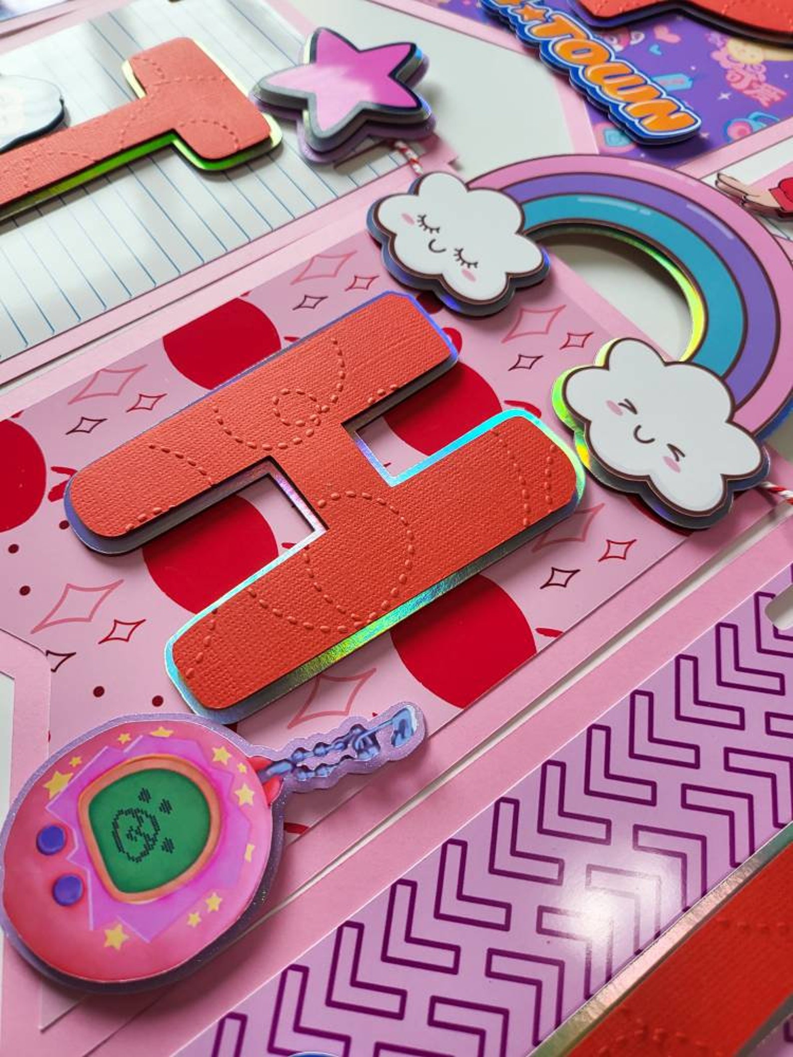 Turning Red Happy Birthday Banner. Turning Red Cake Topper. - Etsy