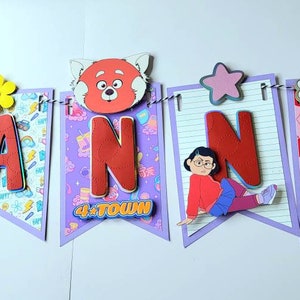 Turning Red Party Package. Turning Red Party Decorations. - Etsy