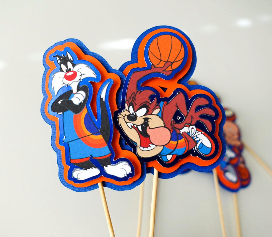Space Jam: New Legacy Cupcake Topper. Space Jam Party Decorations ...