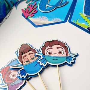 Luca Cupcake Topper / Luca Party Decoration / Luca Party Supplies ...