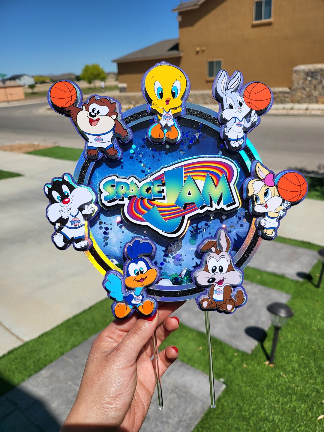 Baby Space Jam Cake Topper / Baby Space Jam Party Decorations / Baby ...