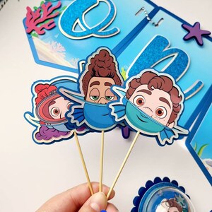 Luca Cupcake Topper / Luca Party Decoration / Luca Party Supplies ...