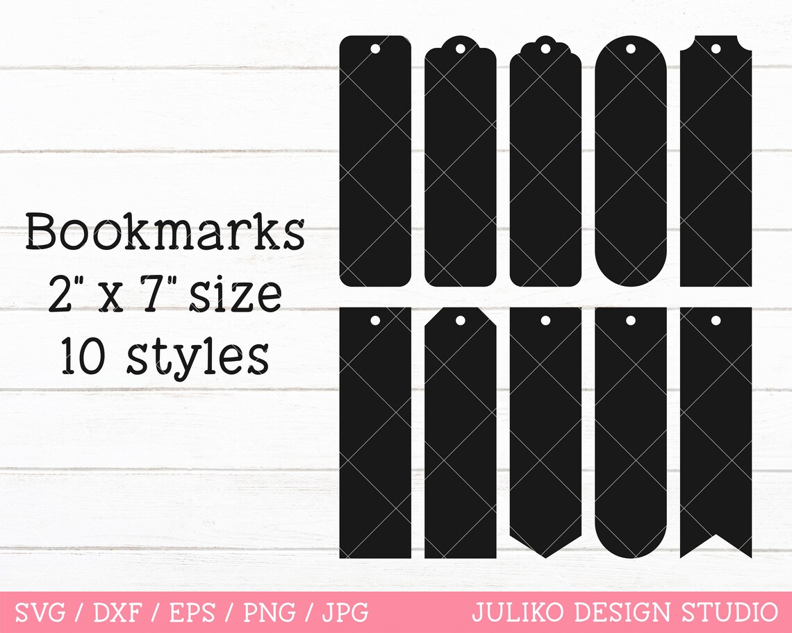 Bookmark template SVG Bookmark Bundle SVG Bookmark | Etsy