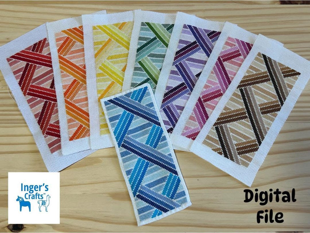 Geometric Bookmark - All Colors Bundle - Etsy