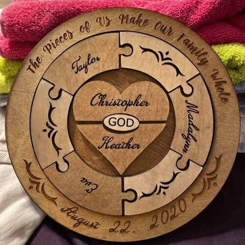 Unity Puzzle Family Puzzle Blended Family Unity - Etsy