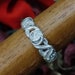 Sterling Silver Rose Design Ring, Vintage Sterling Ring, Ring Size 5 - Etsy