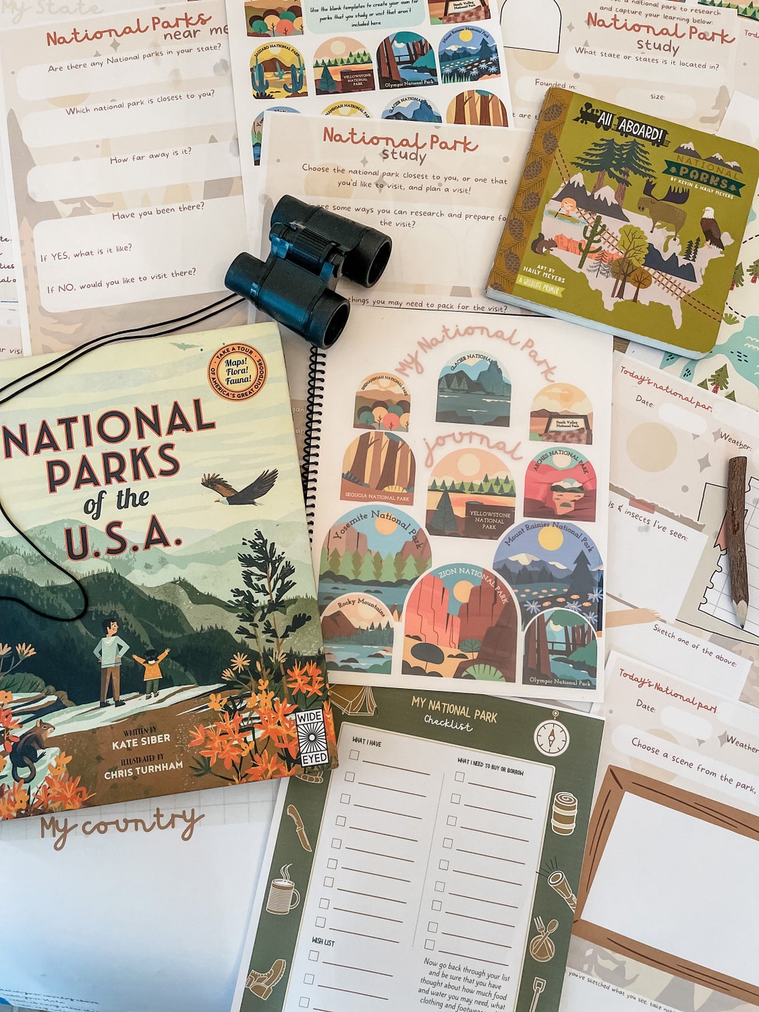 My National Park Journal - Etsy