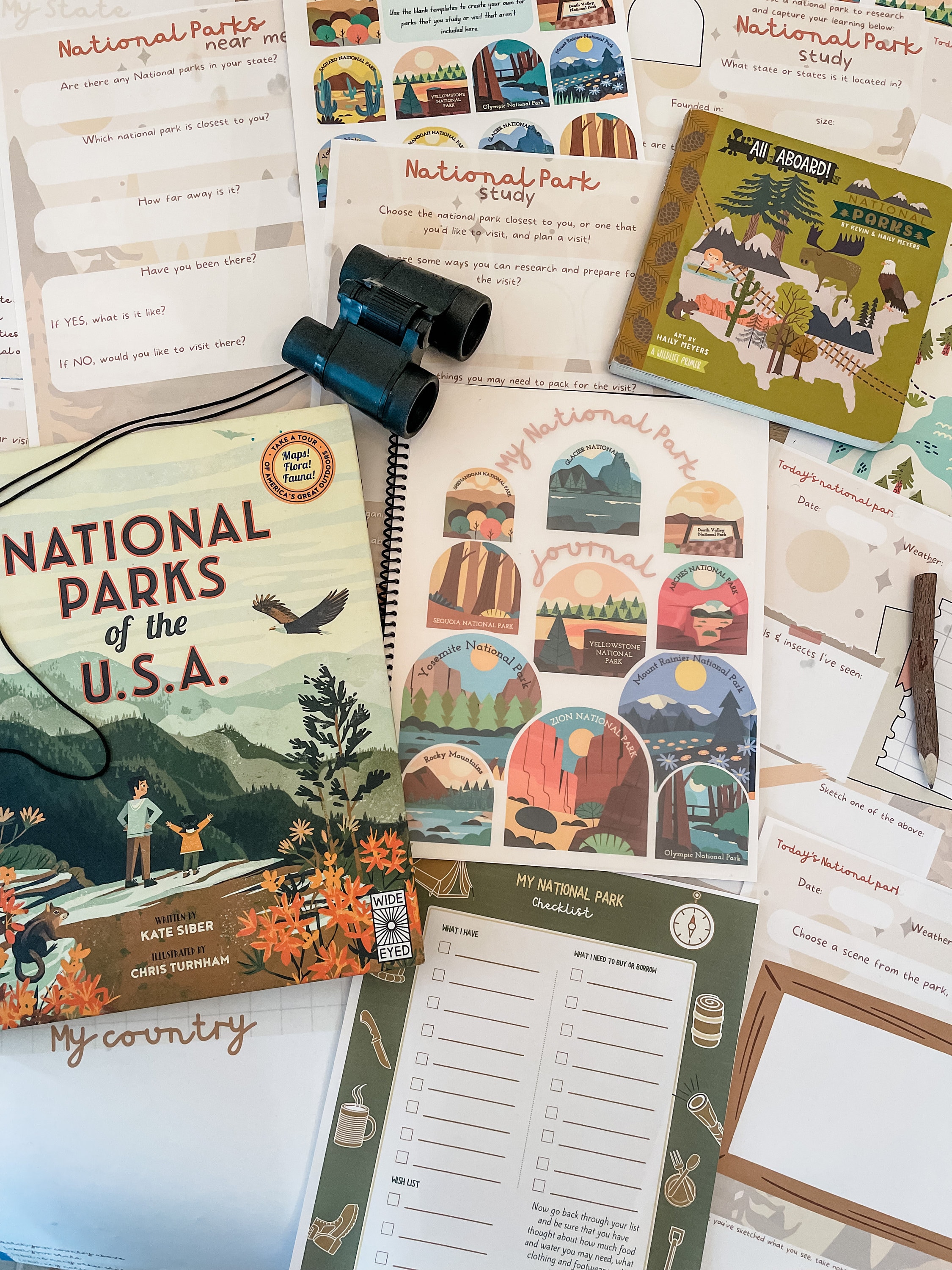 My National Park Journal - Etsy