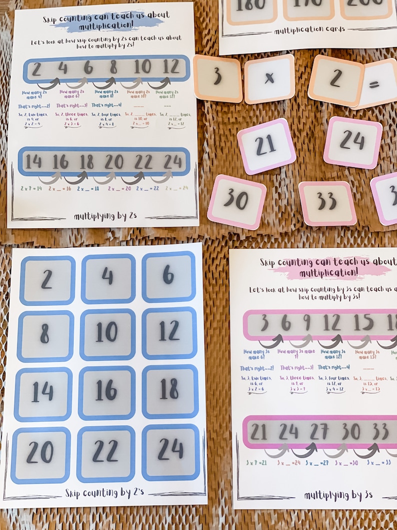 Skip Counting & Intro to Multiplication - Etsy