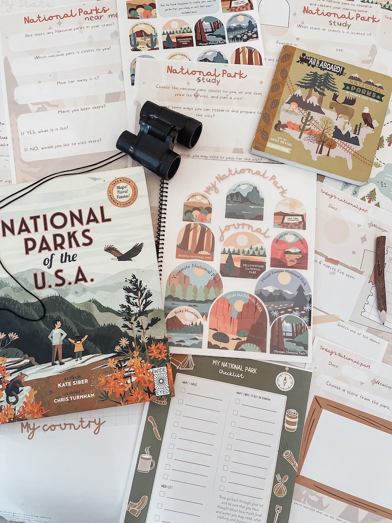 My National Park Journal - Etsy