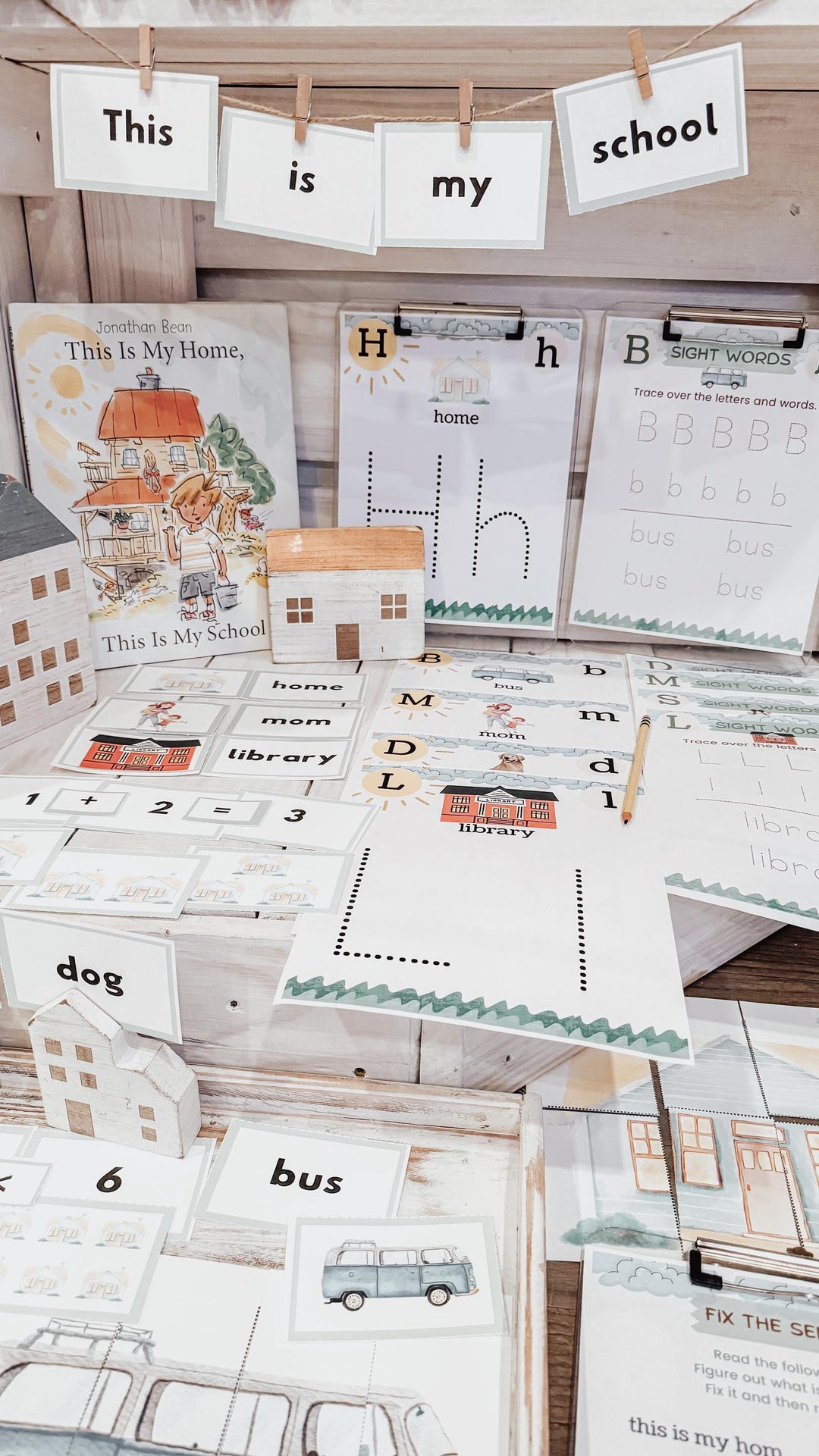 This is My Home, This is My School MINI UNIT - Etsy