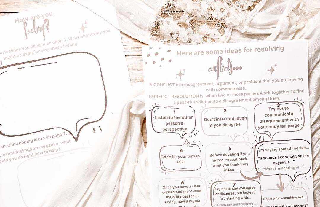 Feelings, Conflict Resolution, and Family Culture - Etsy