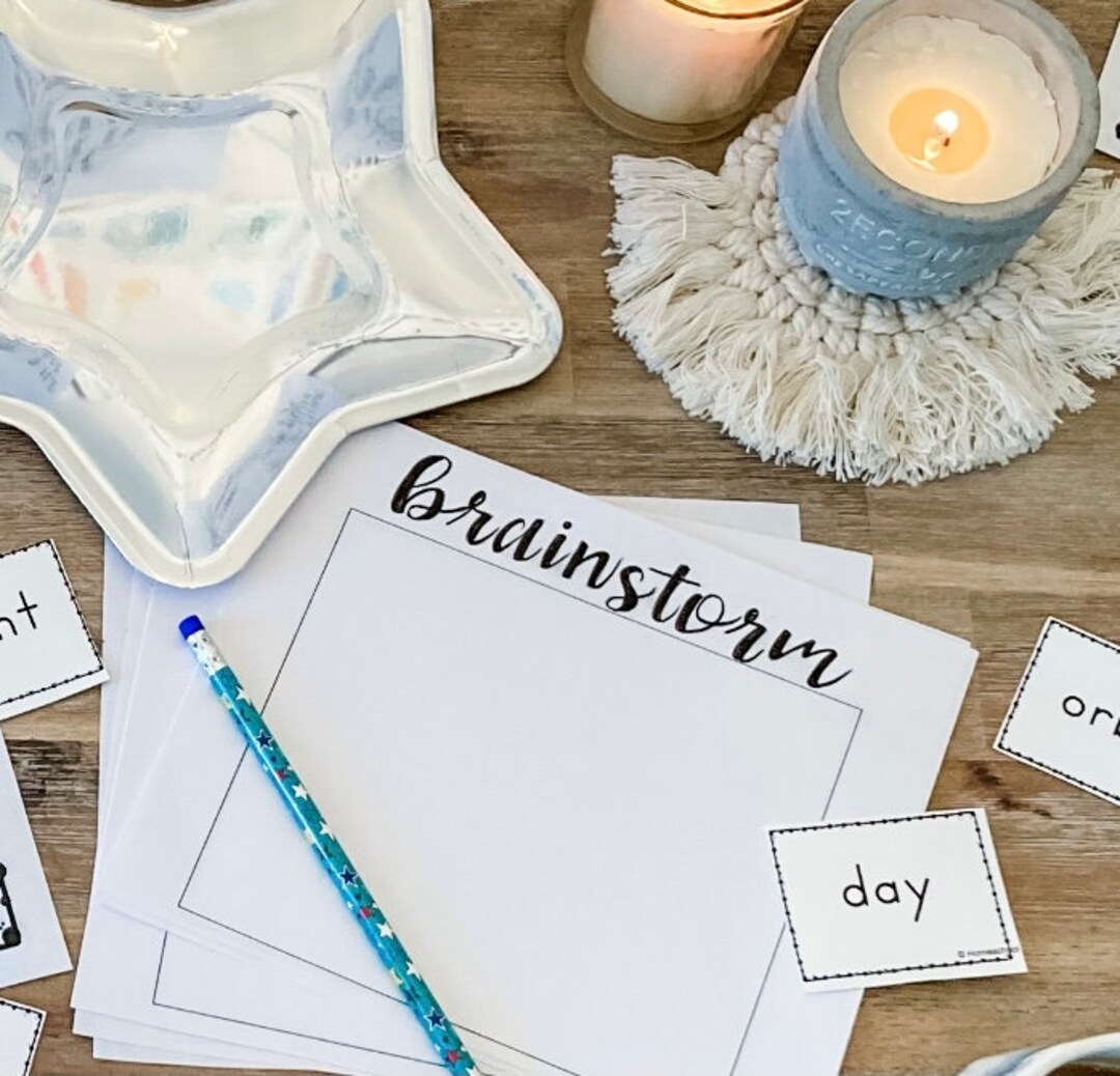 Brainstorming Sheet - Etsy