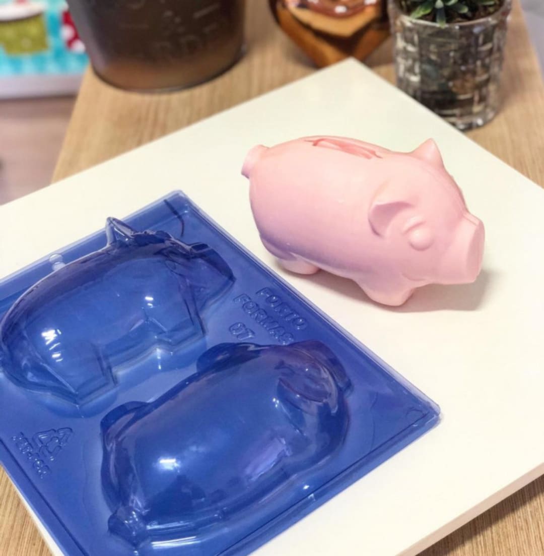 Piggy Bank Mold BWB 3 Piece Mold Ships Immediately - Etsy UK