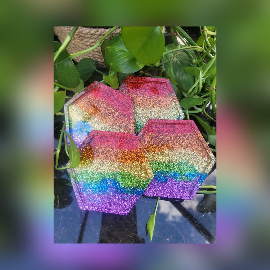 Pride Coasters, Dining , Unique, Gift Idea, Sets of 2, 4, Or6 - Etsy