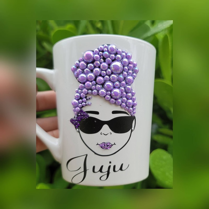 Afro Bling Mug - Etsy