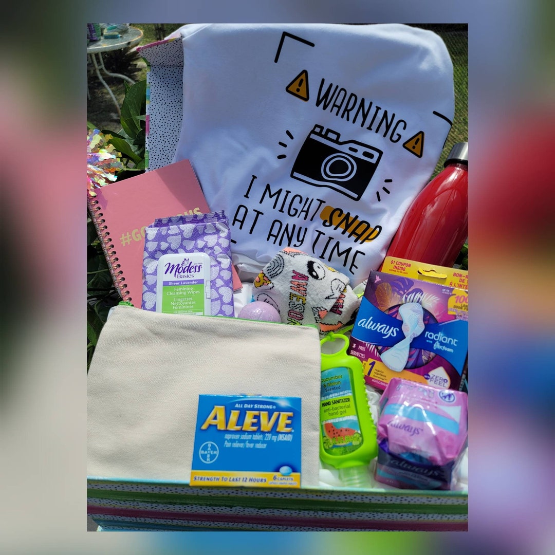 First Period Comfort Menstrual Box , Teen Comfort Box, Birthday Gift ...