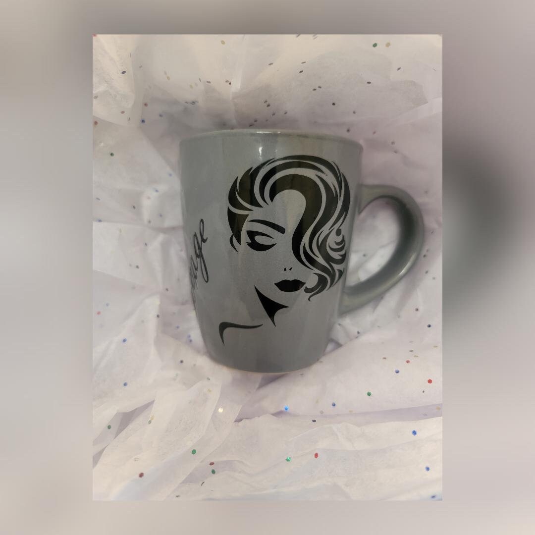 Black Girl Magic, Cups With Design, Lady Faces Designs, Mugs, Cups ...