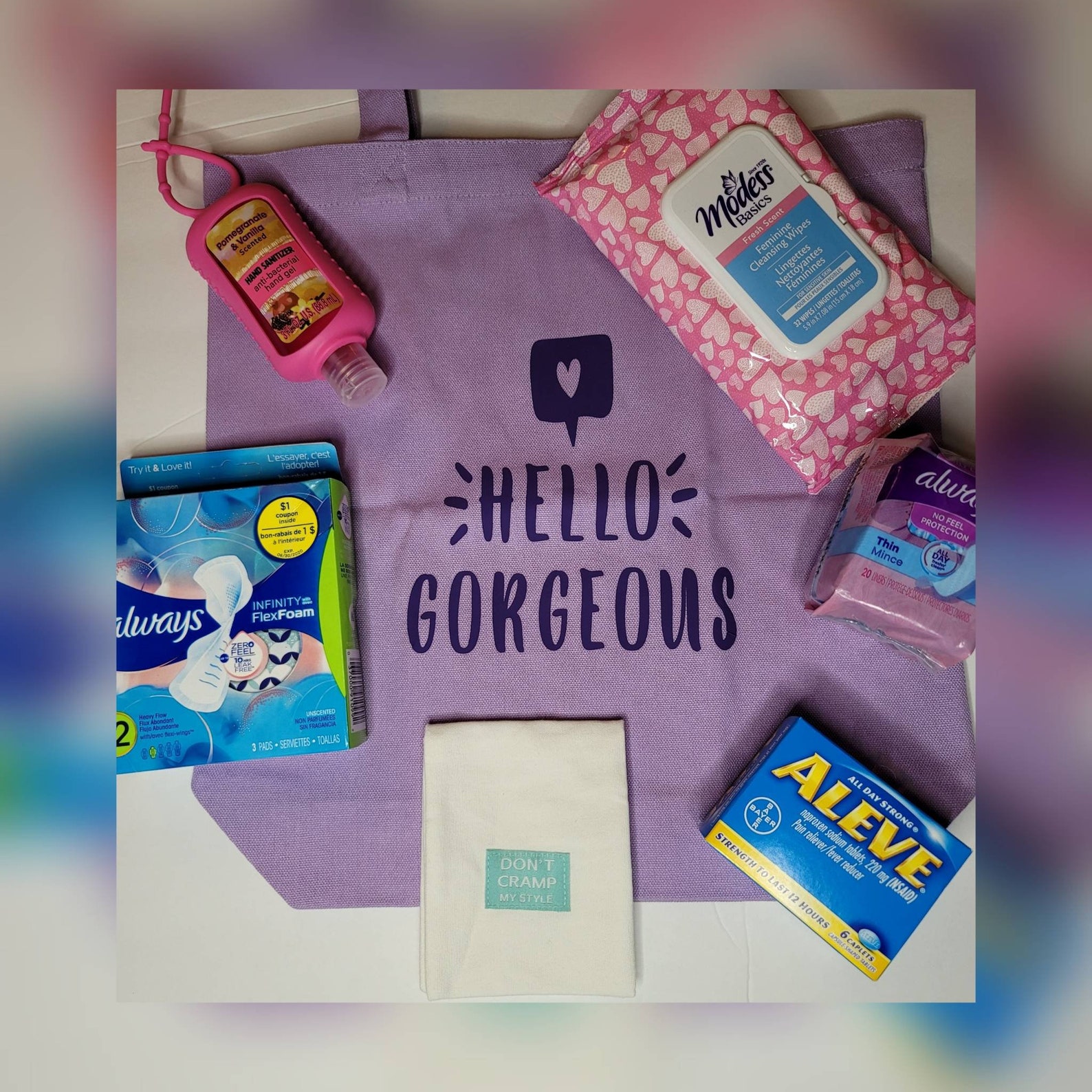 First Period Box, Comfort Box, Menstrual Box , Teen Gift Set,deluxe ...