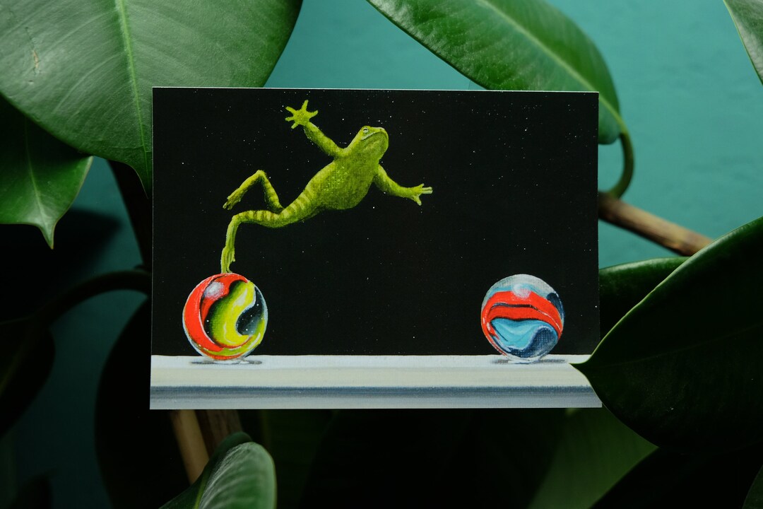 The Acrobat Art Postcard Gift Decoration - Etsy