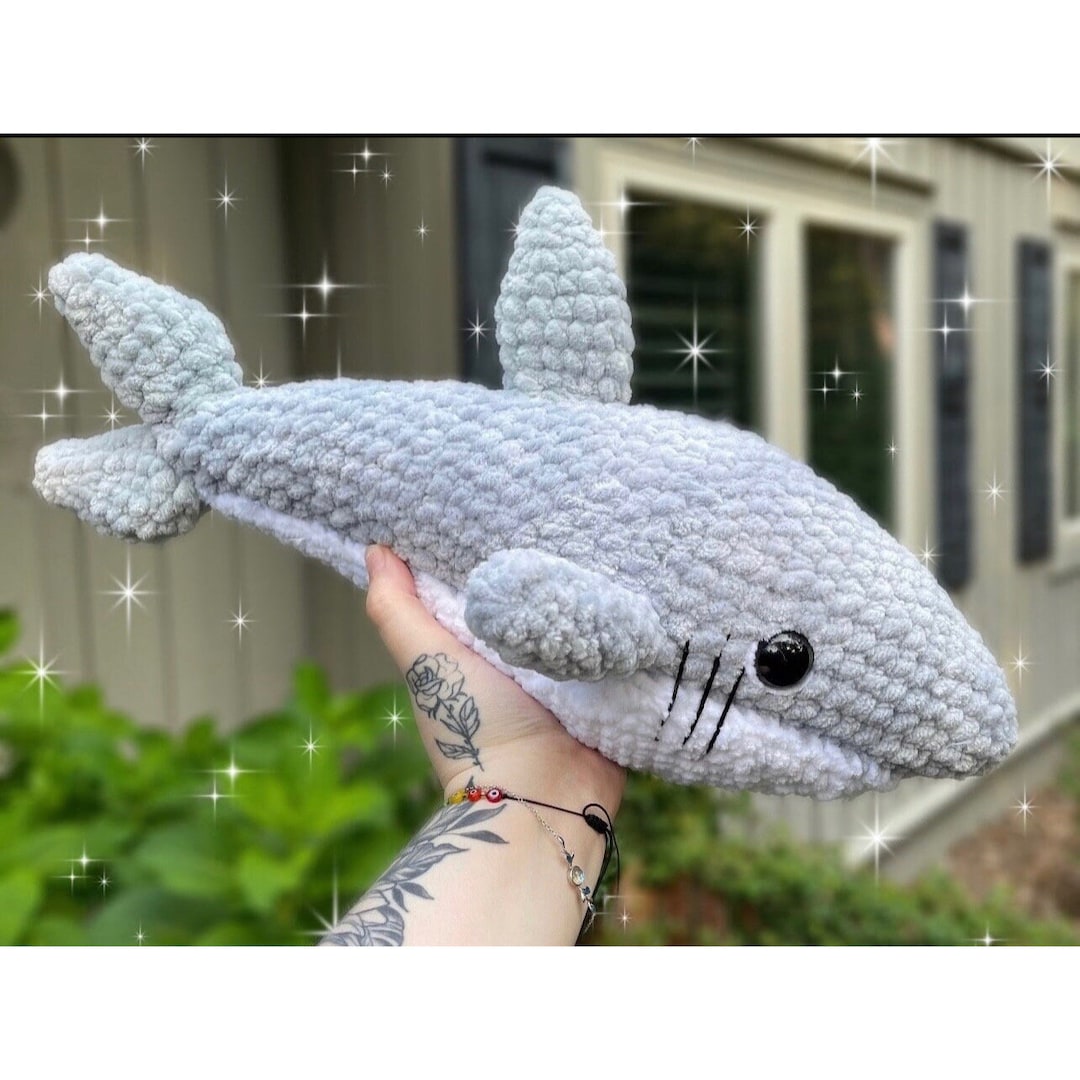 Shark Crochet Plushie - Etsy