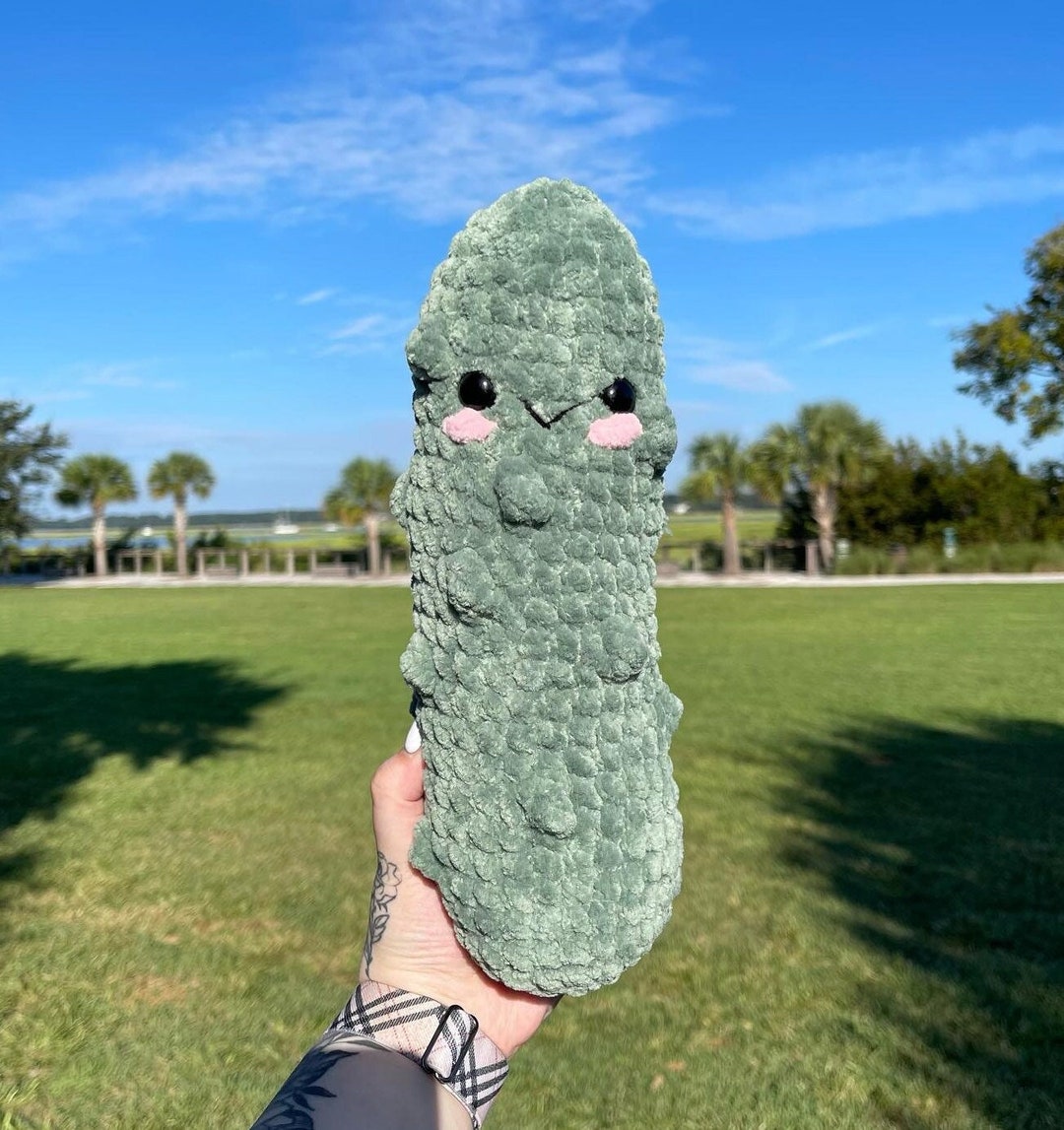 Pickle Crochet Plushie - Etsy