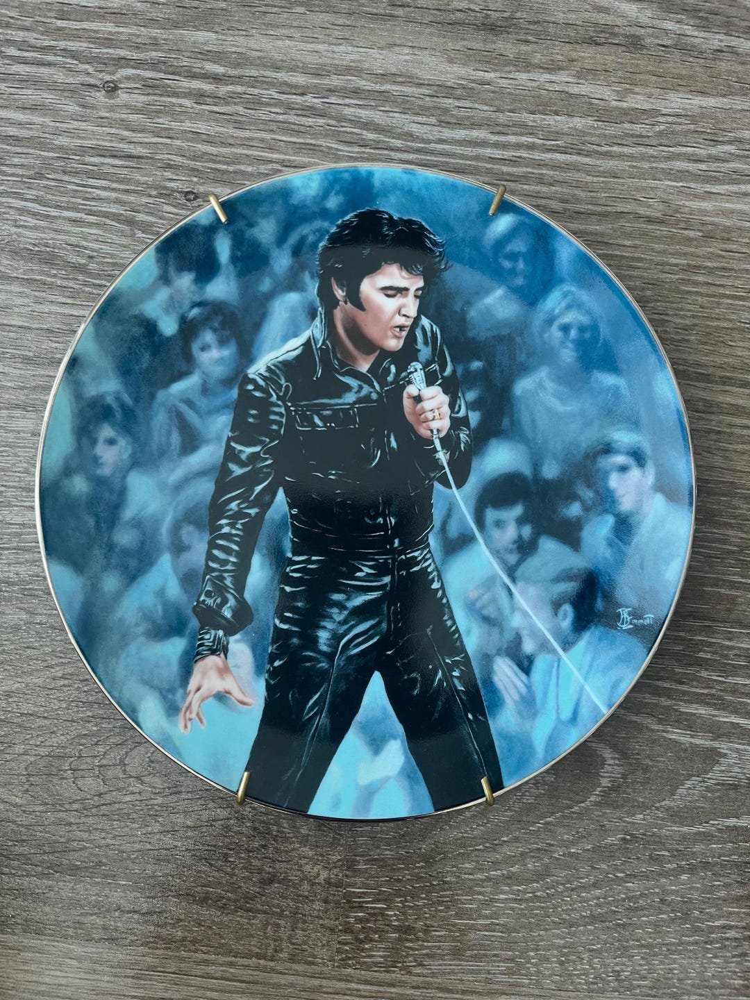 Elvis Presley '68 Comeback Special Collectible Plate by Delphi FREE ...