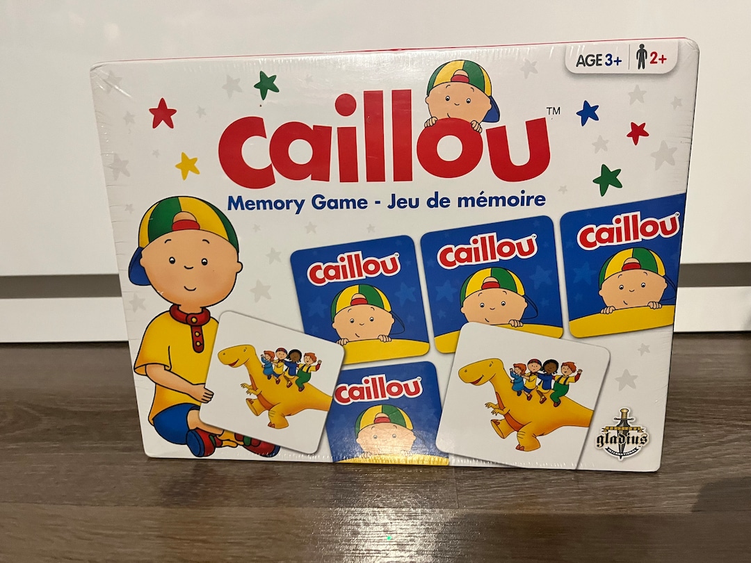 Caillou Memory Game BILINGUAL FRENCH/ENGLISH Brand New Sealed. Free ...