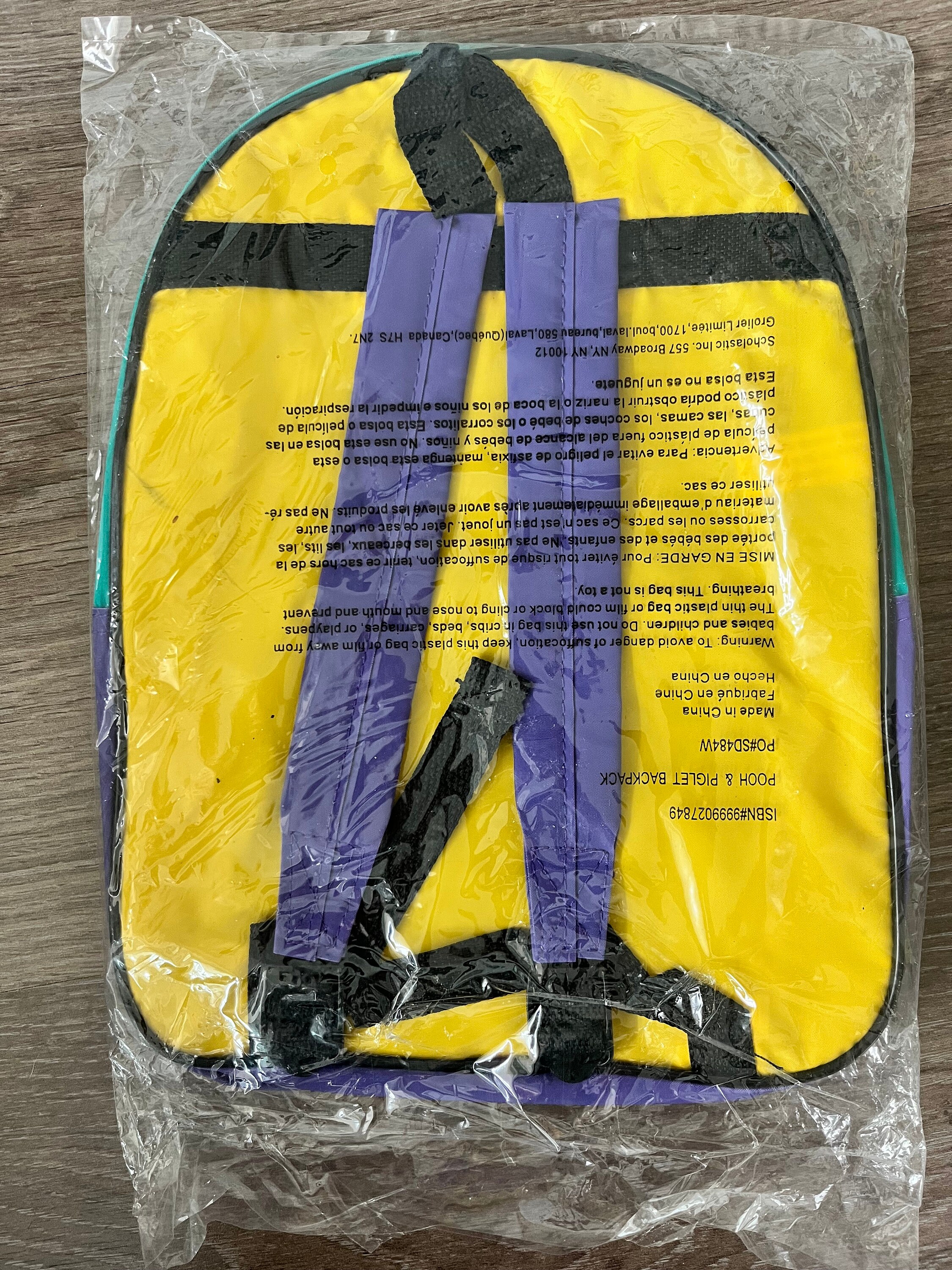 Vintage Winnie the Pooh & Piglet Childrens Backpack Disney Wonderful ...