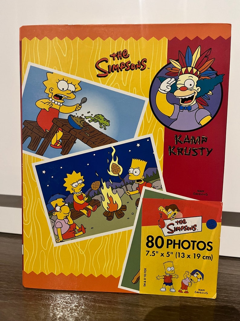 Rare 2002 the Simpsons (camp) Kamp Kristy Photo Album Brand New FREE ...