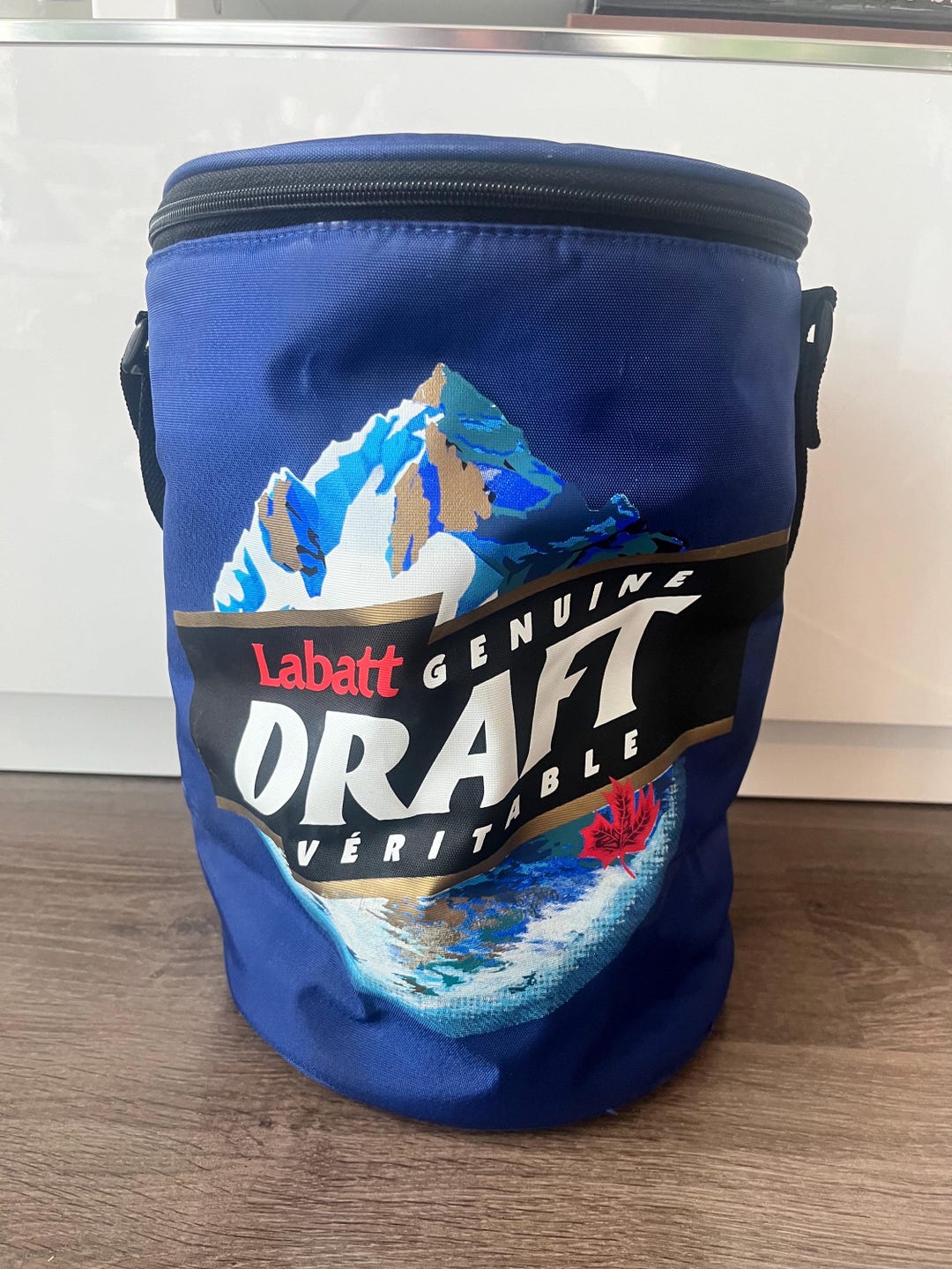 Vintage 80s Labatt Genuine Draft Beer Cooler Bag 12.5” - FREE SHIP - Etsy