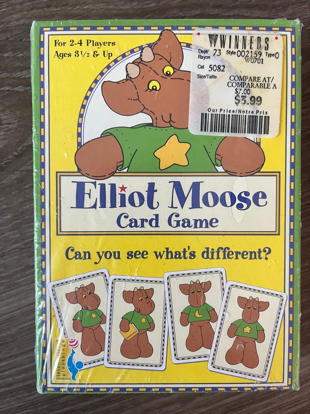 Vintage Sealed Elliot Moose Card Game. Free Ship - Etsy